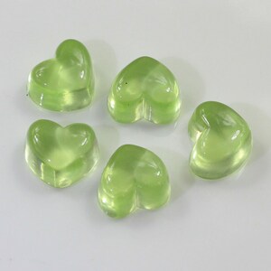 16mm DIY Clear Resin Heart Simulation Candy Charms for SLIME Filling ...