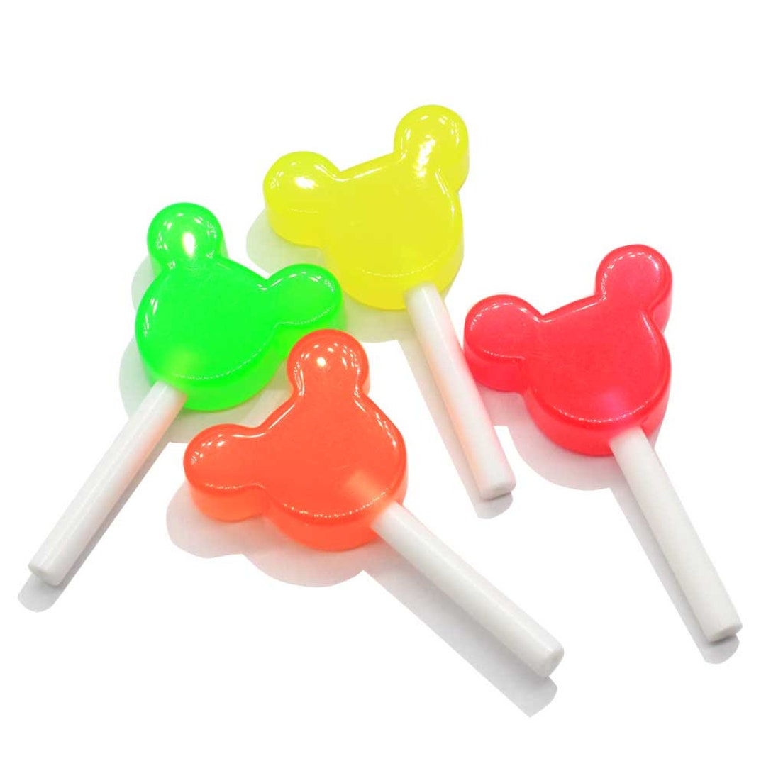 38mm Length Resin Mickey Sticks Lollipop 3D Miniature Charms ...
