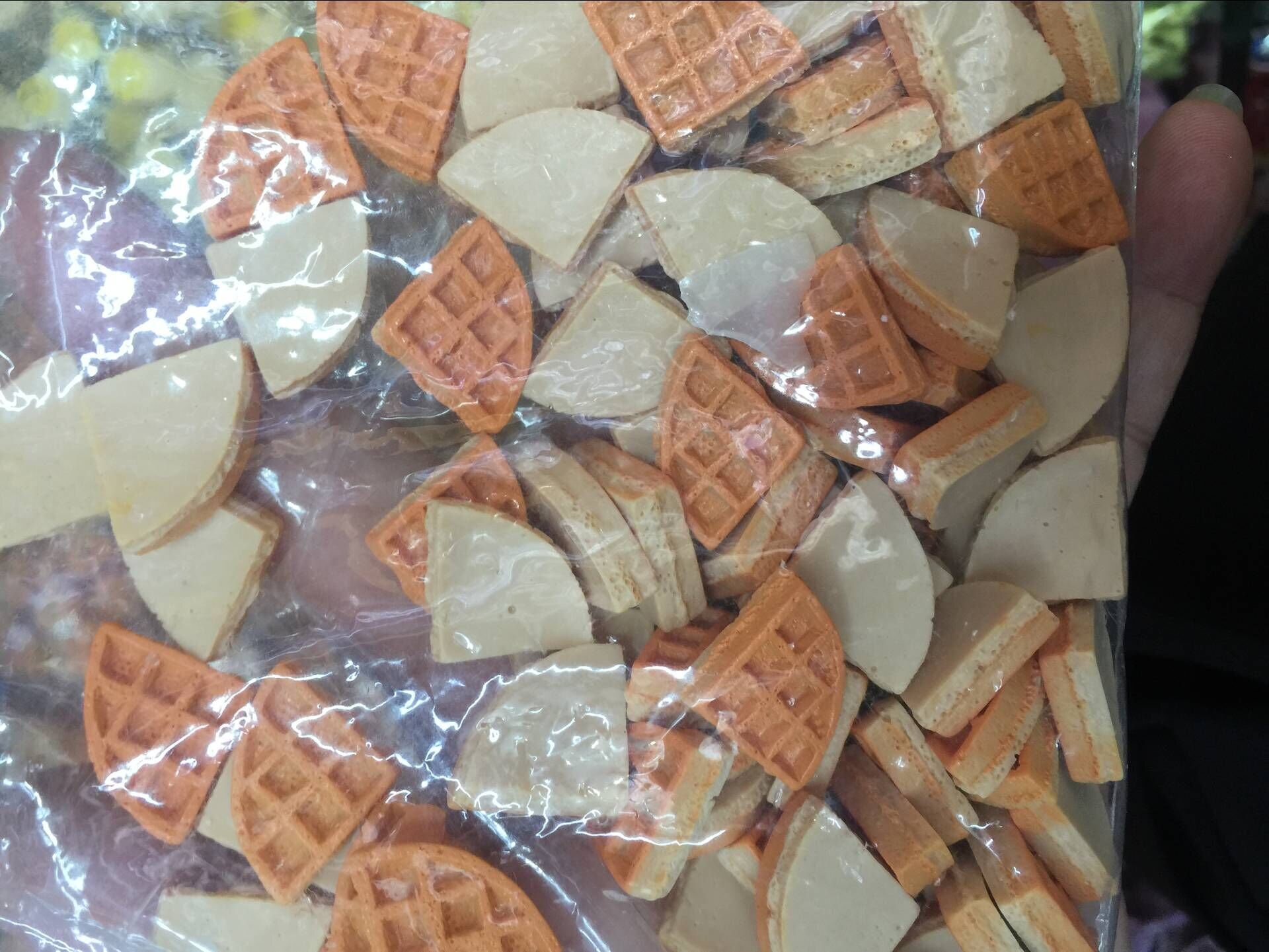 Resin Miniature Bread Croissant Bread Waffle Simulation Food Flatback ...