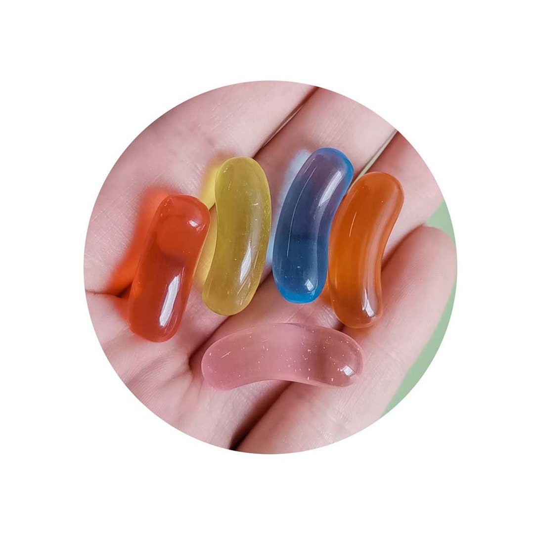 Miniature Resin Jelly Beans Candy Toys Sweets Shop Imitation Food ...