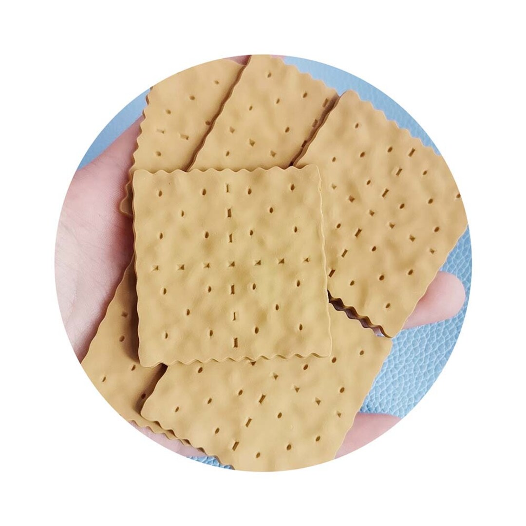 Artificial Soda Cracker Cookie Model Photography Faux Biscuit Props ...