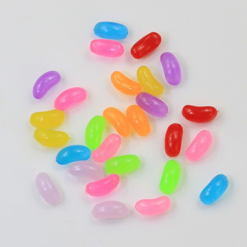 Mini Resin Jelly Beans DIY Lizun Simulation Food Sweets Deco | Etsy