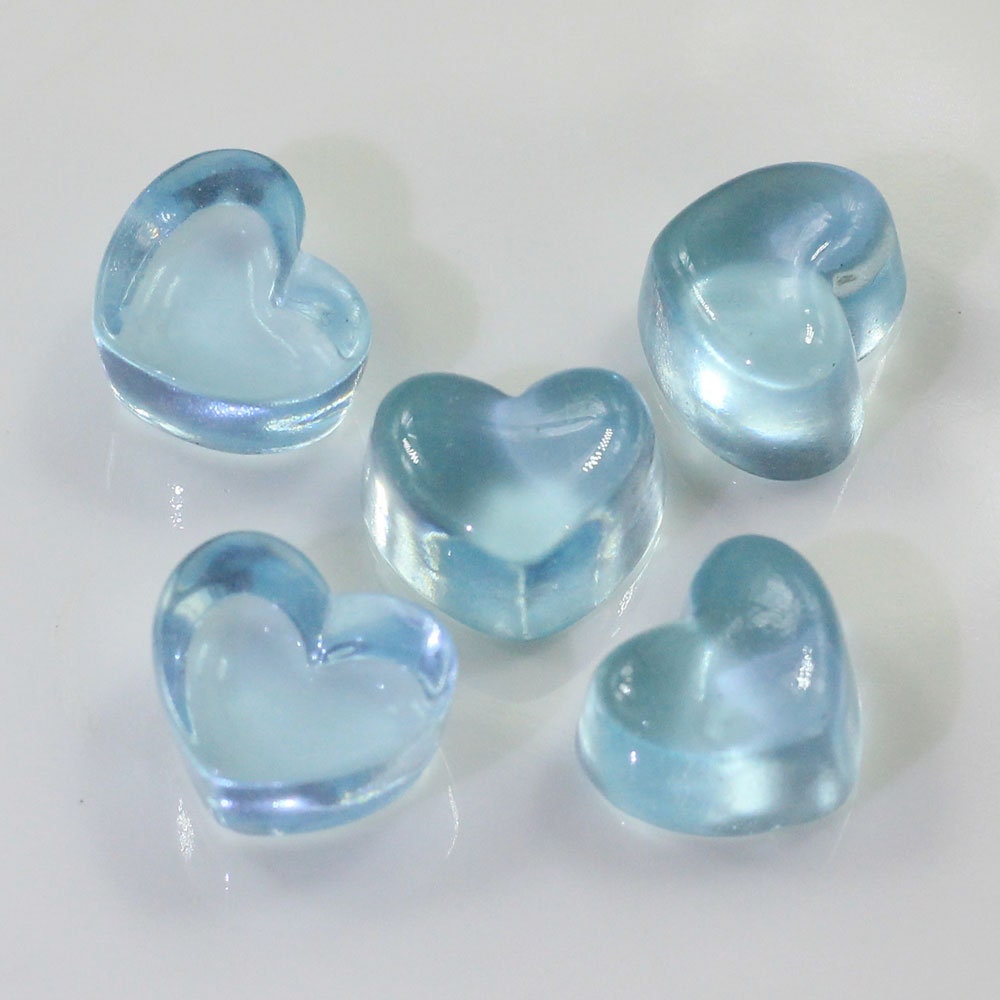 16mm DIY Clear Resin Heart Simulation Candy Charms for SLIME - Etsy