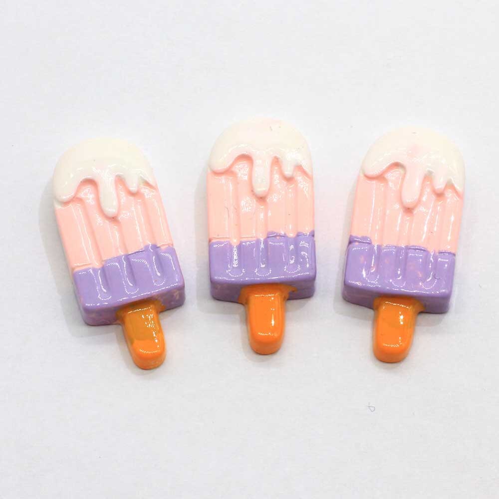 NEW Arrival Rainbow Ice Cream Stick Resin Flat Back Cabochon - Etsy