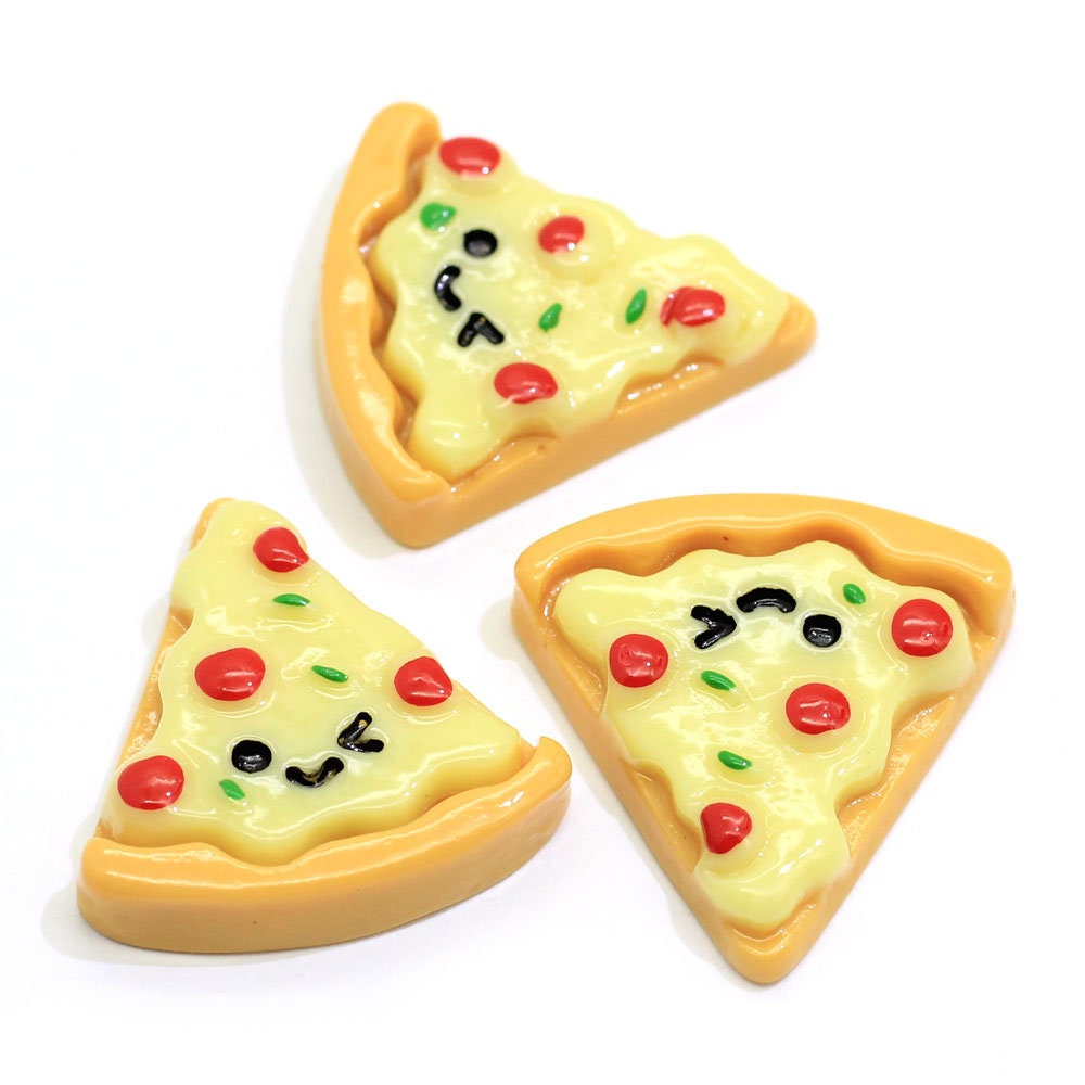 50/100PCS Cute Hamburger Resin Food Stud Sandwich Resin Cabochons Pizza ...