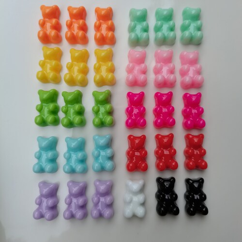 Addition Slime Charm Simulated Gummy Bear Candy for Polymer - Etsy