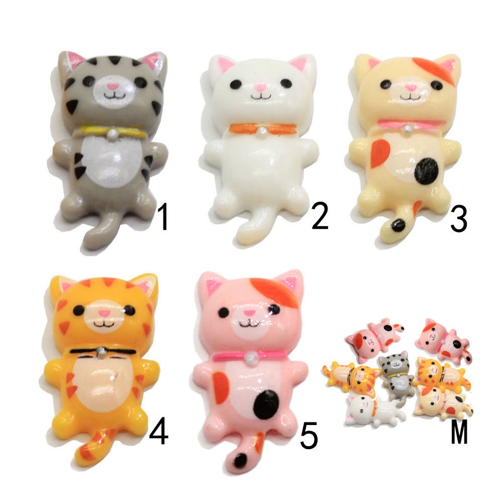 25mm Kawaii Cat Charms Pendants for Jewelry Making Bracelets - Etsy