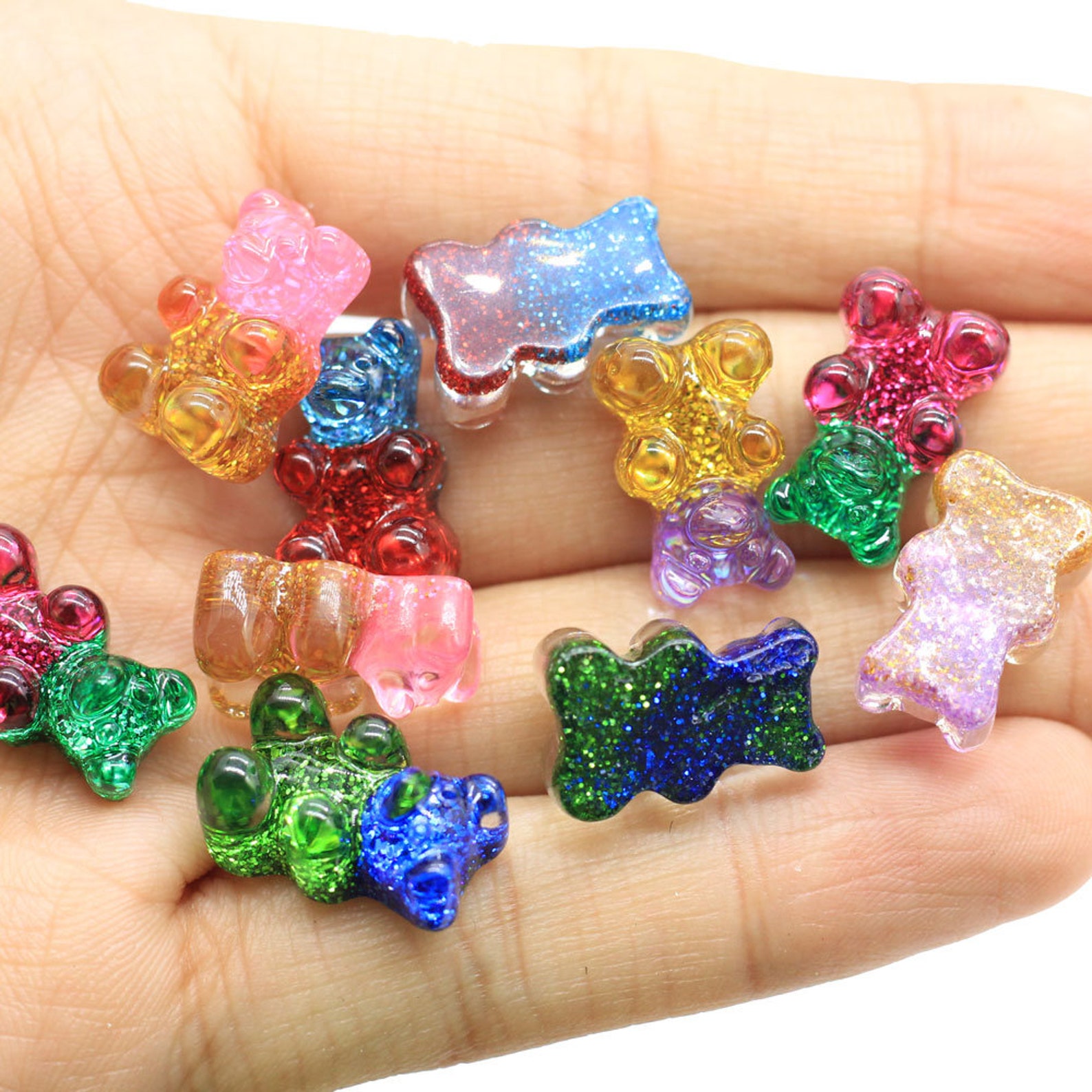 Addition Slime Charm Simulated Gummy Bear Candy for Polymer Slime Toy ...
