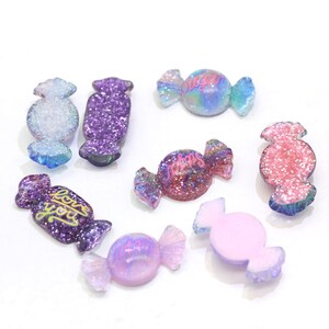 Resin New Glitter Sugar Sweet Candy Simulation Food Art Supply ...