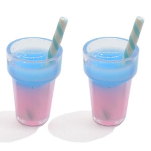 3D New Style Boba Slime Charms Resin Cute Bubble Milk Tea Cup Miniature ...