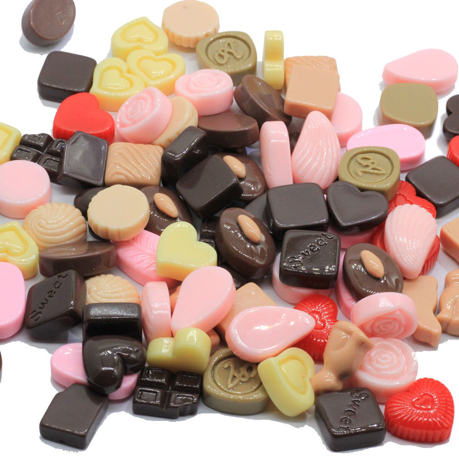 Kawaii Assorted Fake Chocolate Miniature Simulation Chocolate | Etsy