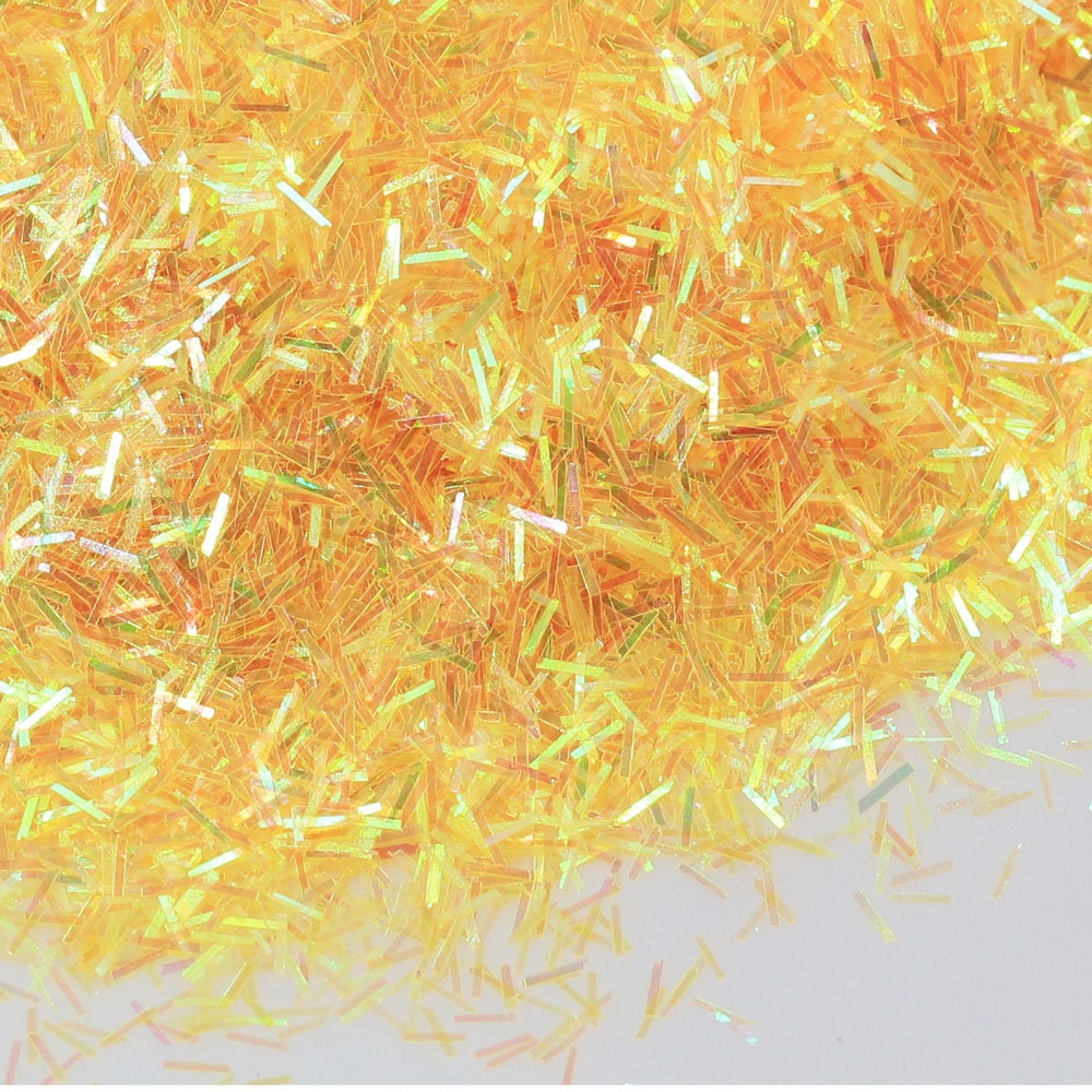 50/100/200/500 Grams 2.5mm Gold Silver Holographic Glitter Tinsel Bar ...