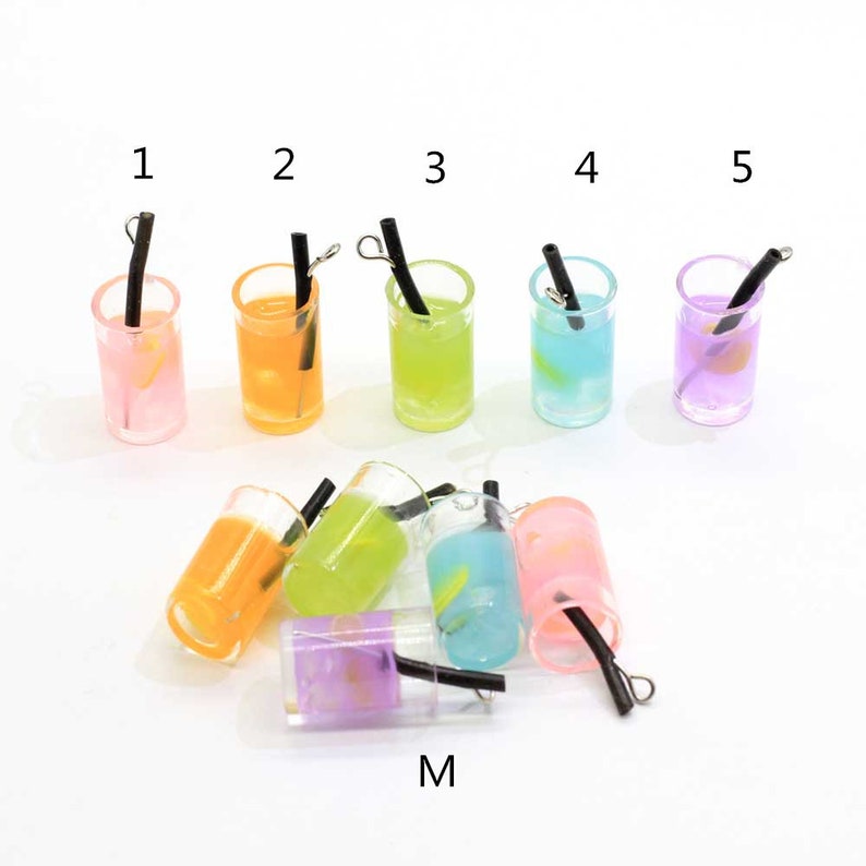 Fruit Juice Cup Resins Colorful Mugs Drinks Cabochons 1128mm - Etsy