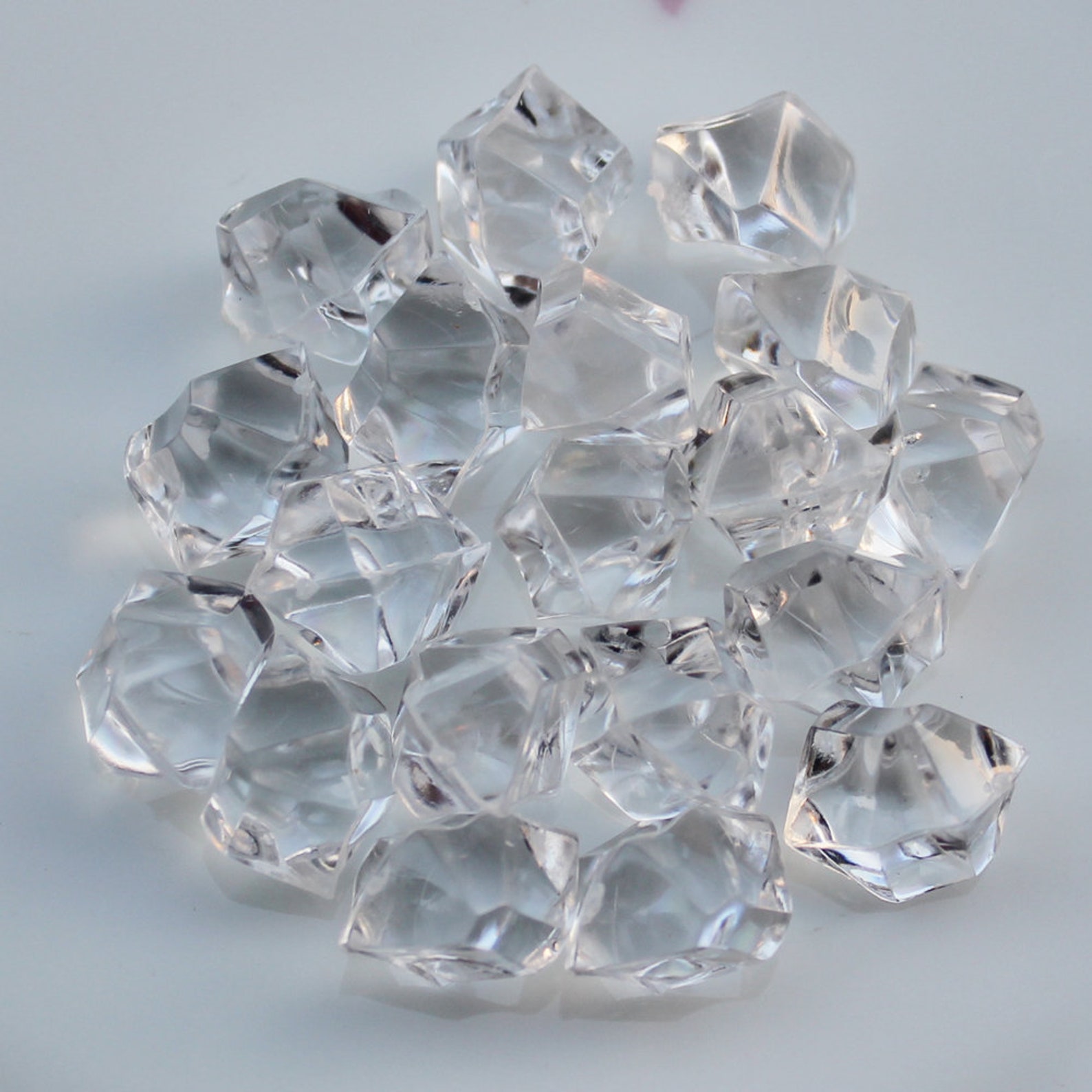 Gems Treasure Jewelry Ice Rock Getstone Acrylic Plastic Vase Filler ...