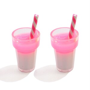 3D New Style Boba Slime Charms Resin Cute Bubble Milk Tea Cup Miniature ...