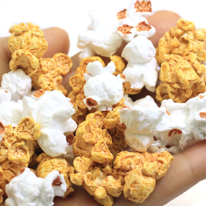 Plastic Popcorn Charms - Etsy