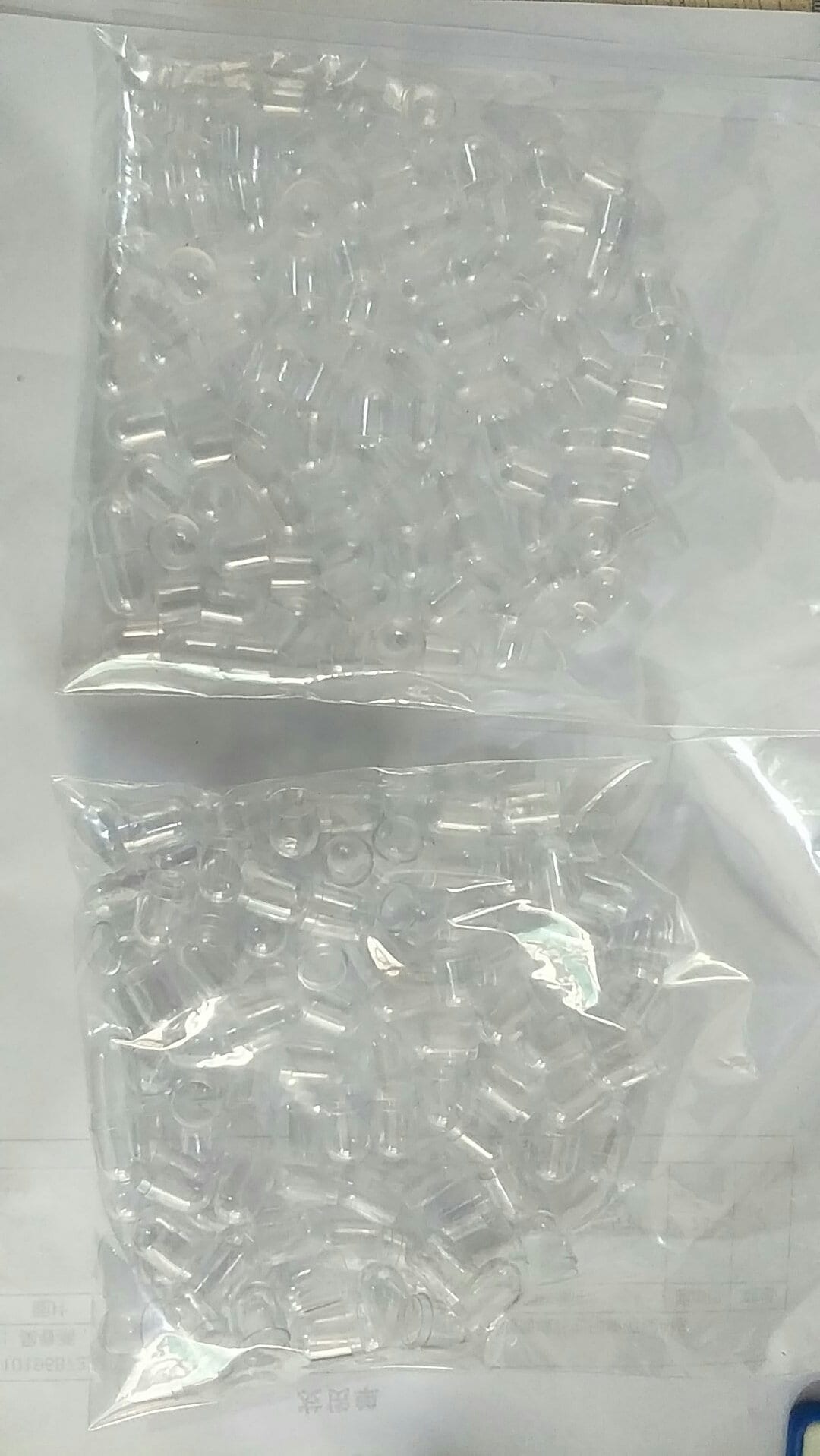 100pcs Clear Fake Capsules Transparent Pill Plastic Charms Put - Etsy