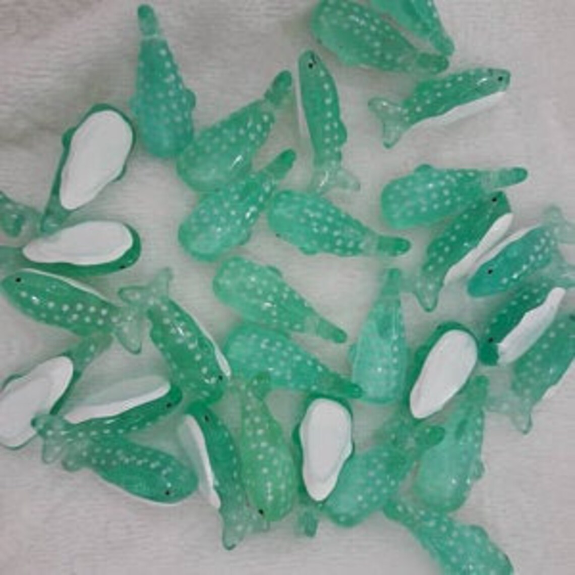 3D Blue Mini Fish Figurines DIY Ocean Sea Animal Whale - Etsy