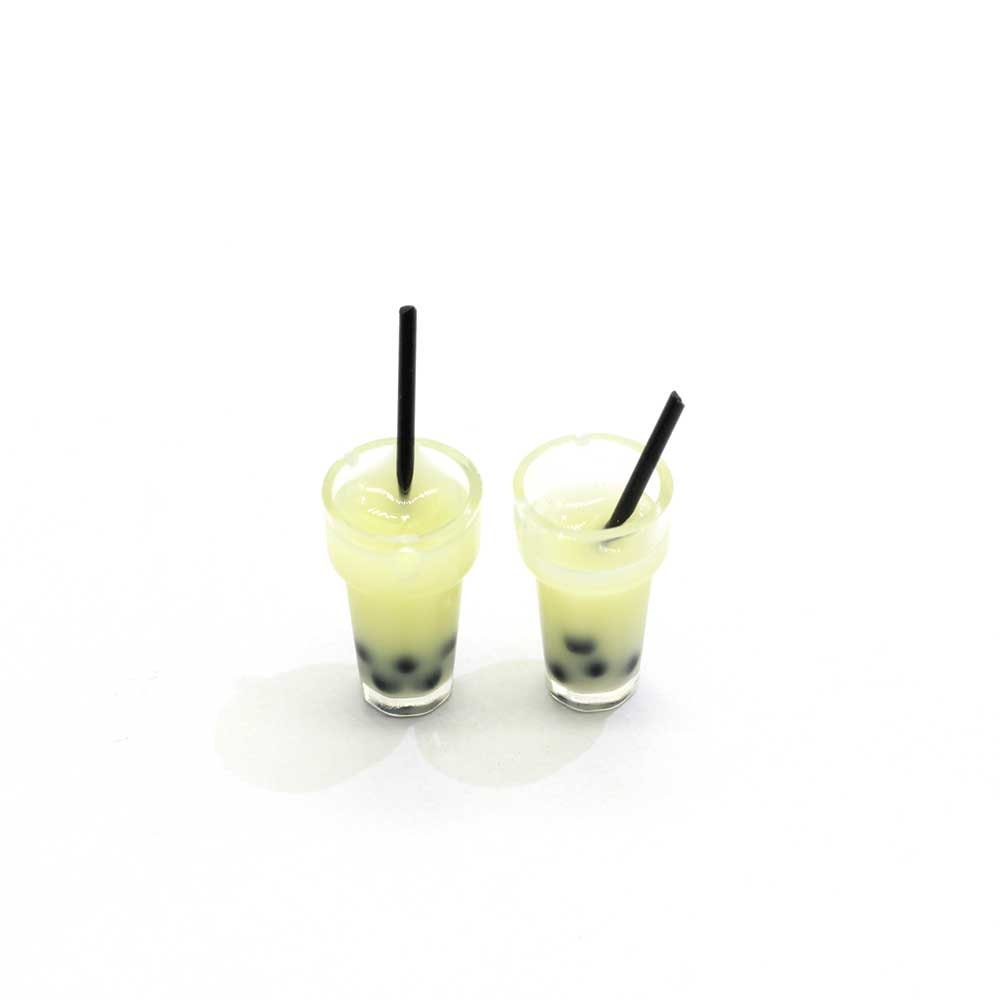 Boba Slime Charms Resin Cute Bubble Milk Tea Cup Miniature Kit | Etsy