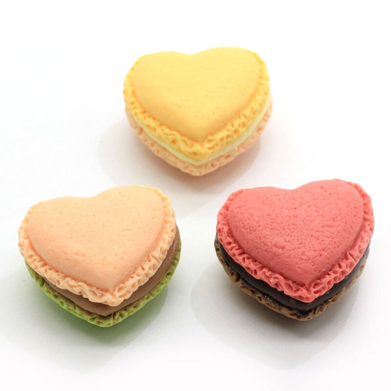 Heart Macaron - Etsy