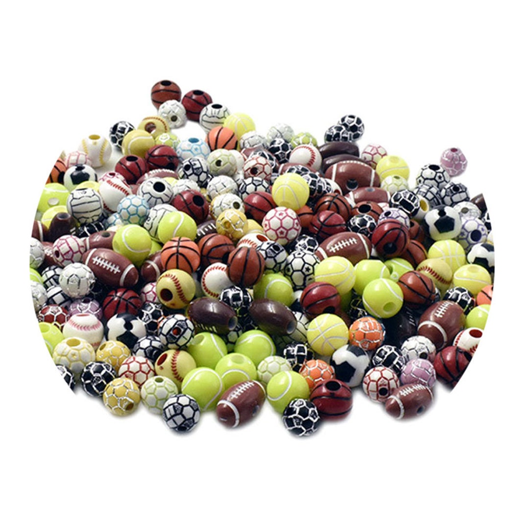 Assorted Acrylic Soccer Ball Basketball Volleyball Softball Rugby ...
