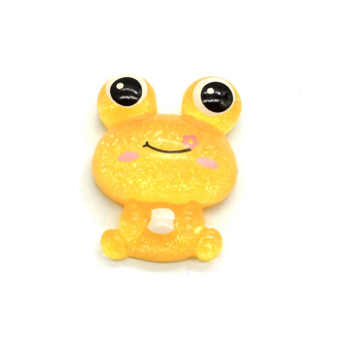Kawaii Glitter Frog Resin Slime Charms For Slime Accessories | Etsy