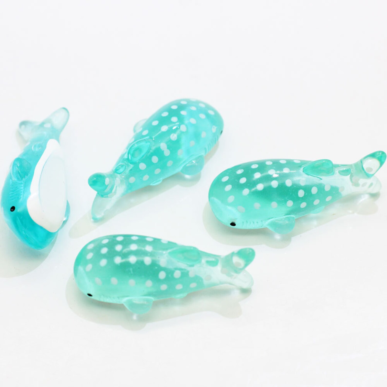3D Blue Mini Fish Figurines DIY Ocean Sea Animal Whale - Etsy