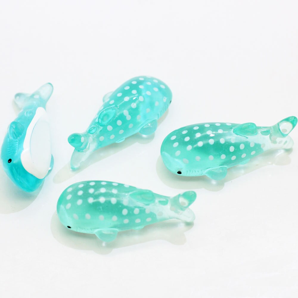 3D Blue Mini Fish Figurines DIY Ocean Sea Animal Whale - Etsy