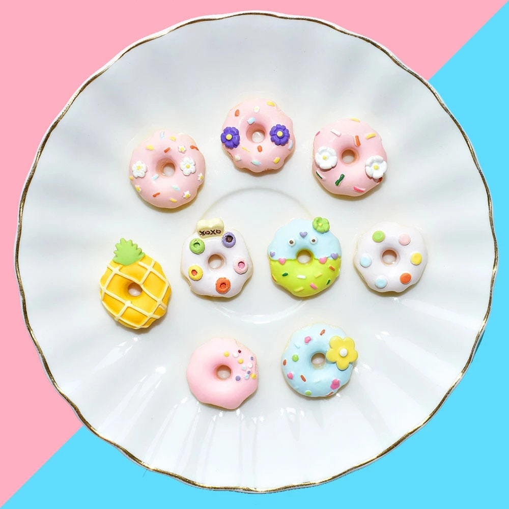 Miniature Mini Candy Donut Doll Food Play Decor Kitchen Toys | Etsy