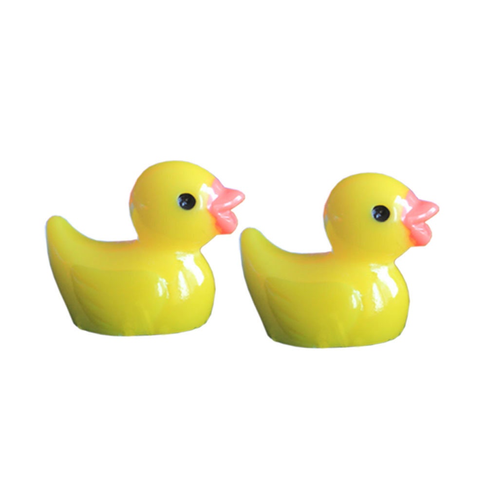 Mini Little Yellow Duck Miniature Dollhouse Fairy Garden | Etsy