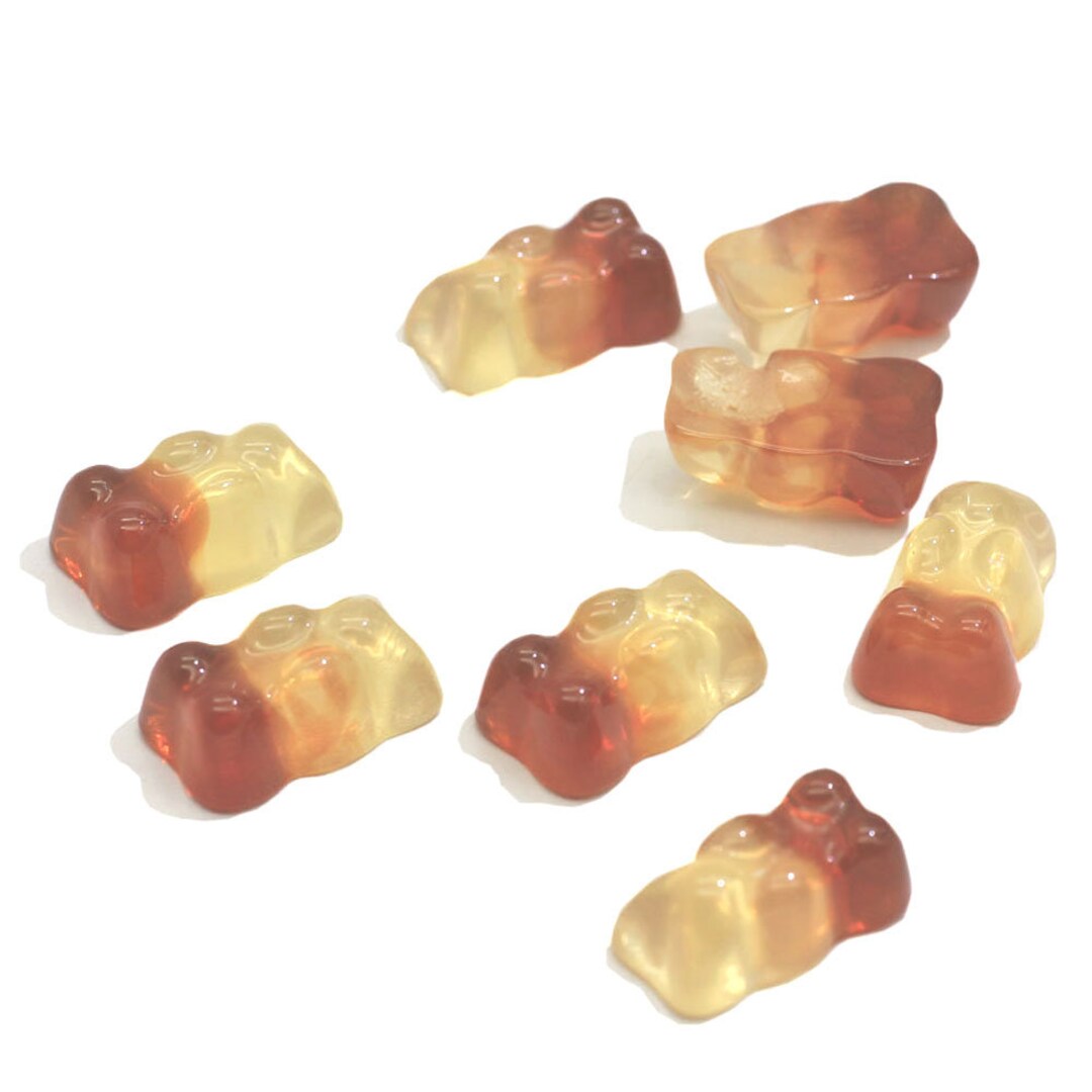 Cute Small Cola Cartoon Gummy Bear Candy Resin for Toy Candies ...
