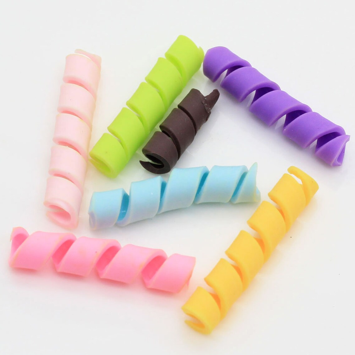 Handmade Polymer Clay Simulation Chocolate Roll DIY Fake Food Fimo ...