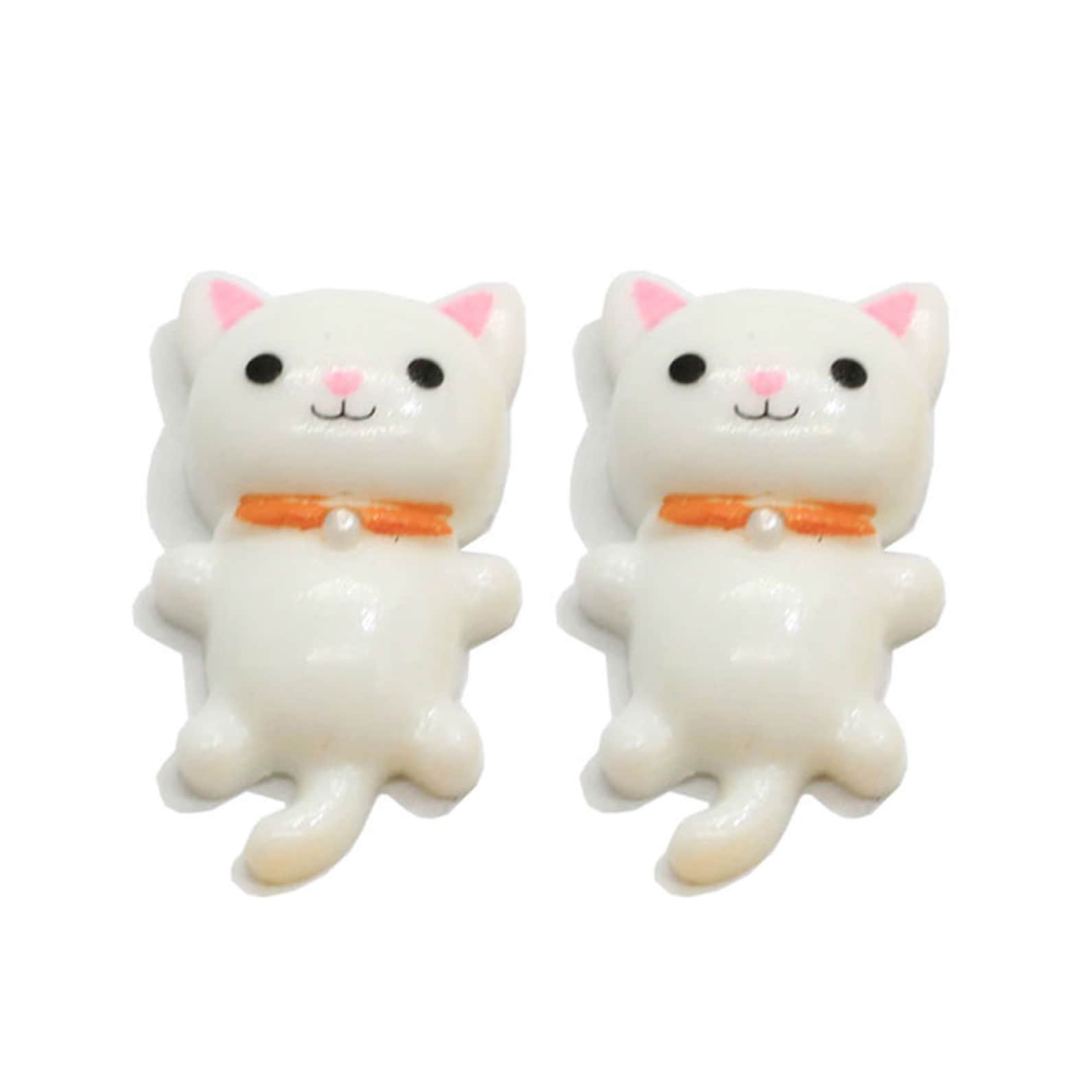 25mm Kawaii Cat Charms Pendants for Jewelry Making Bracelets - Etsy
