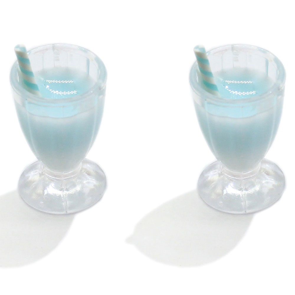 Resin Imitation Mini Milkshakes Straw Milk Tea Cup Charms - Etsy