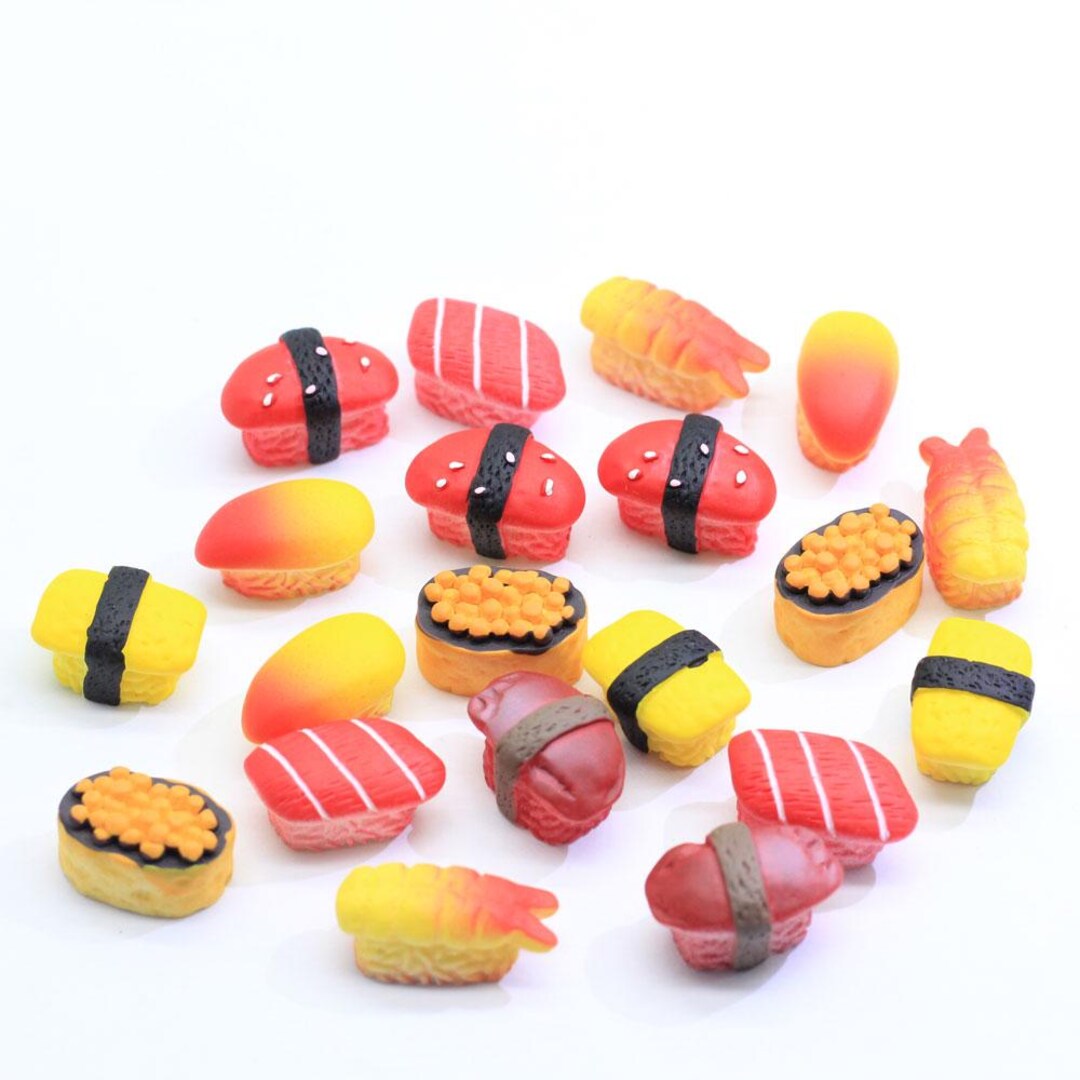 Resin Mini Food Sushi Musubi Desktop Ornament Micro Landscape Ornament ...