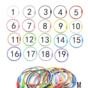 Colorful Wire Rope Key Chain Wire Keychain Carabiner Cable Key Ring ...