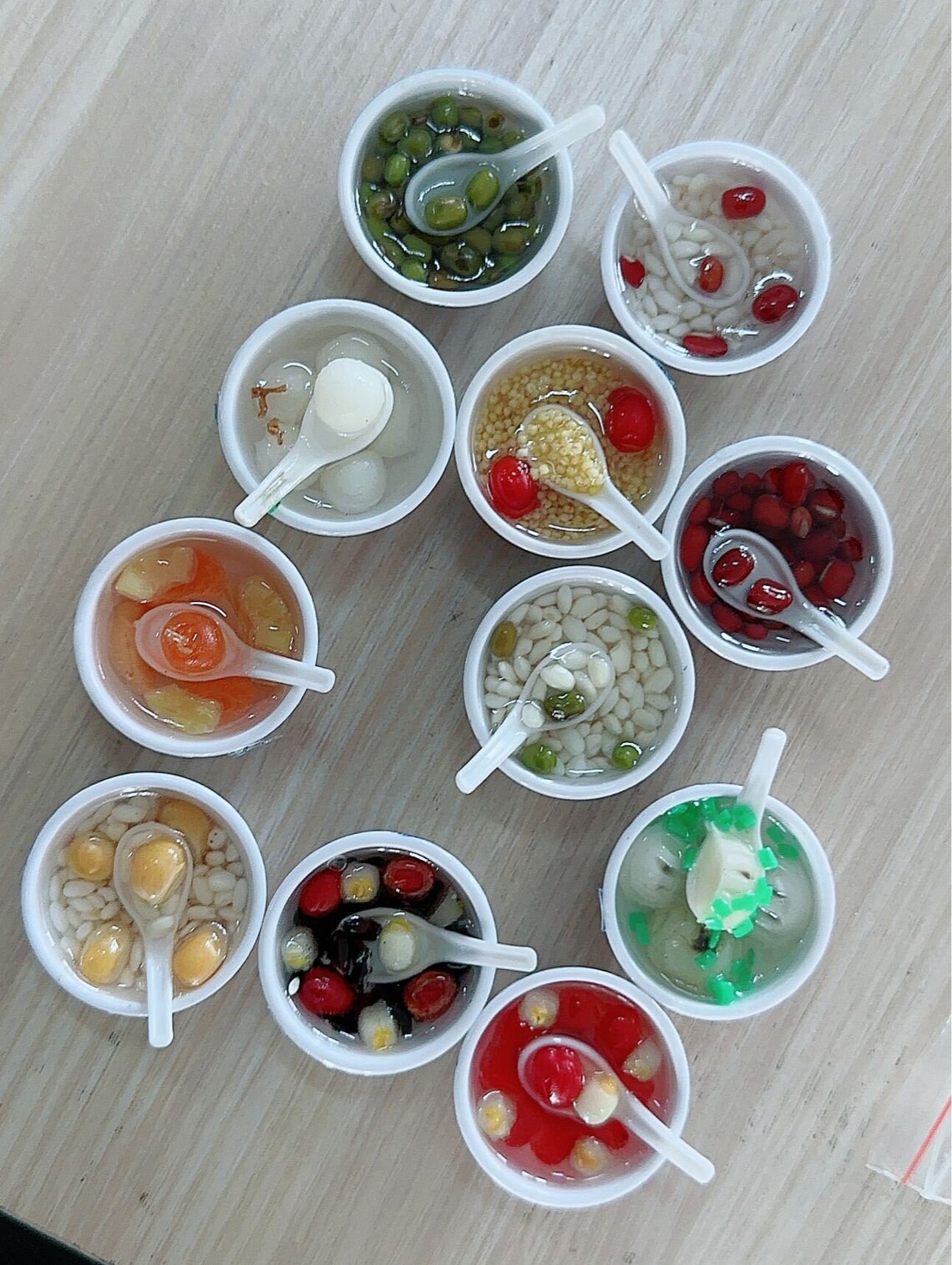 50/100PCS 3D Japanese Food Ramen Bowl Charms With a Ring for Earring ...