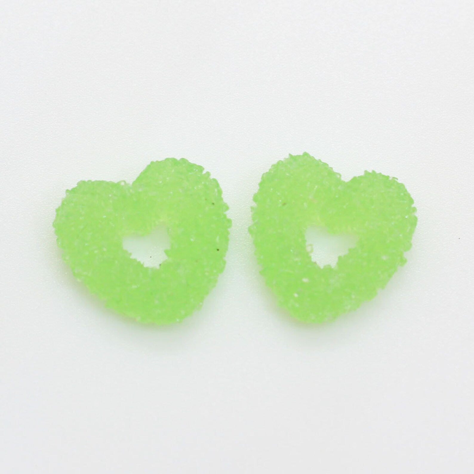 Heart Shape Fake Candy Gumdrop Resin Cabochon Flatback - Etsy