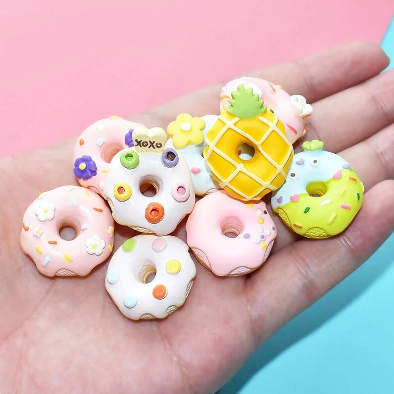 Miniature Mini Candy Donut Doll Food Play Decor Kitchen Toys - Etsy