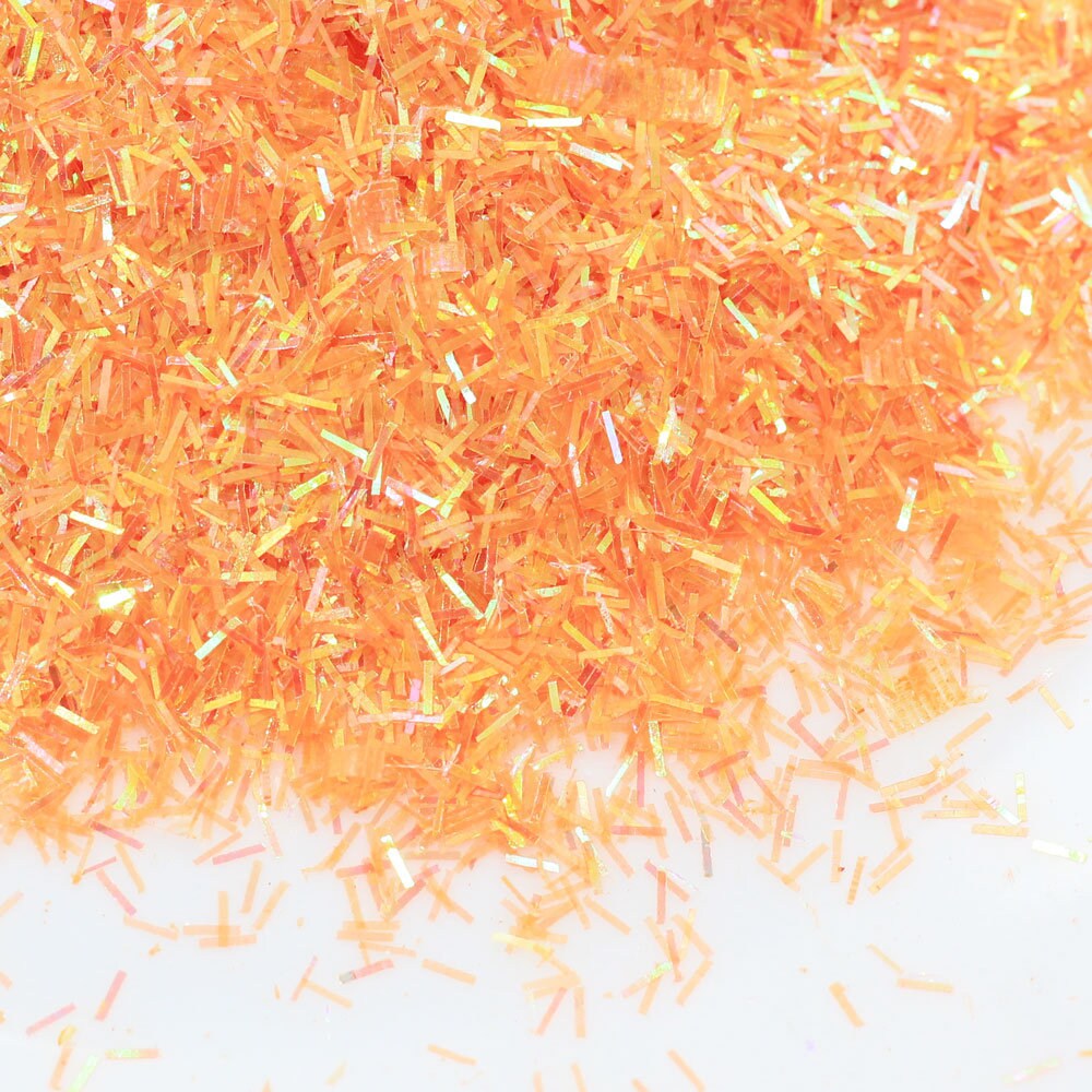 50/100/200/500 Grams 2.5mm Gold Silver Holographic Glitter Tinsel Bar ...