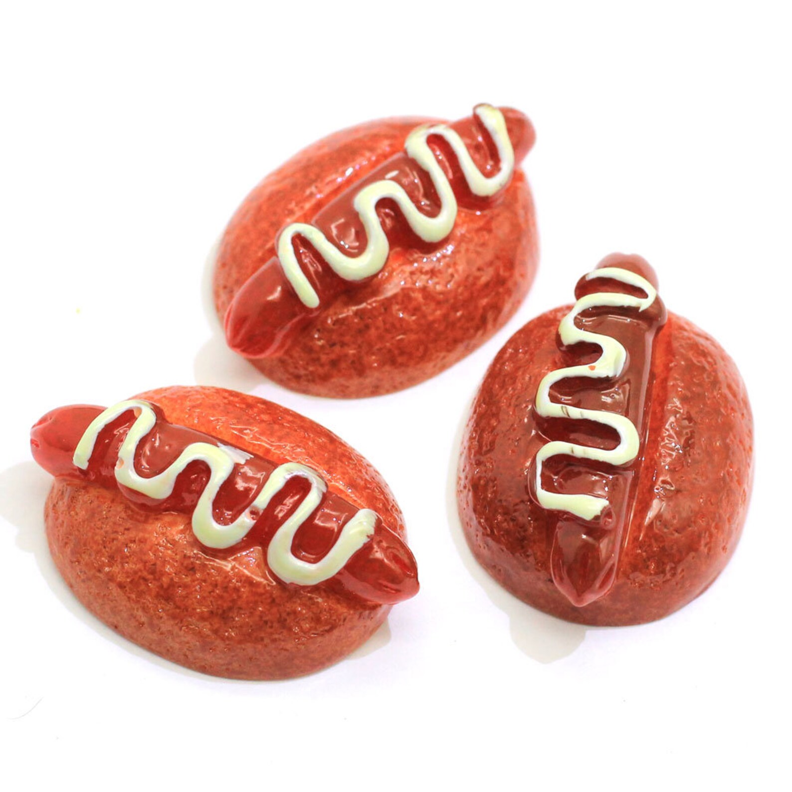 50/100PCS Cute Hamburger Resin Food Stud Sandwich Resin Cabochons Pizza ...