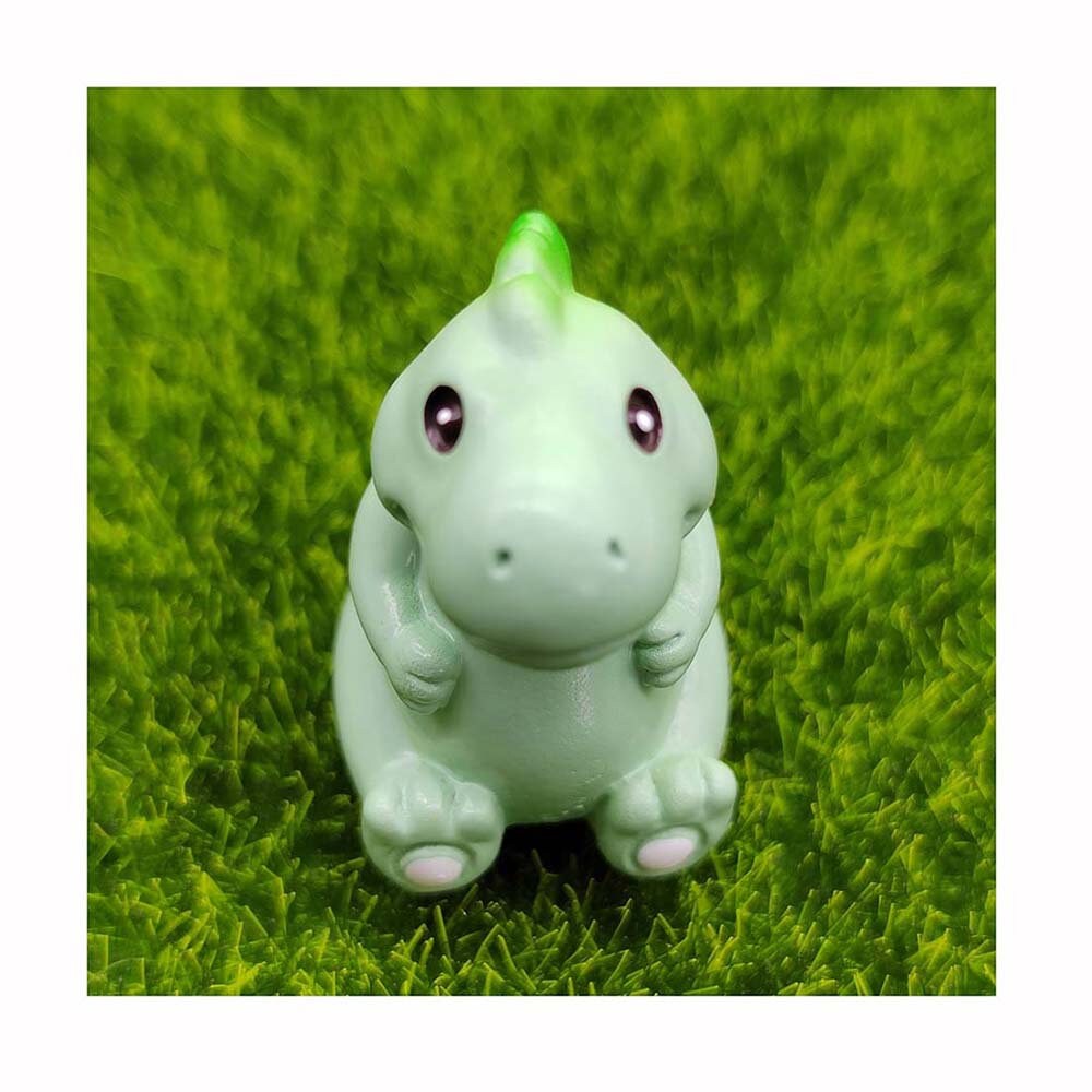 4PCS Cute Dinosaur Tyrannosaurus Small Statue Little Figurine Crafts ...