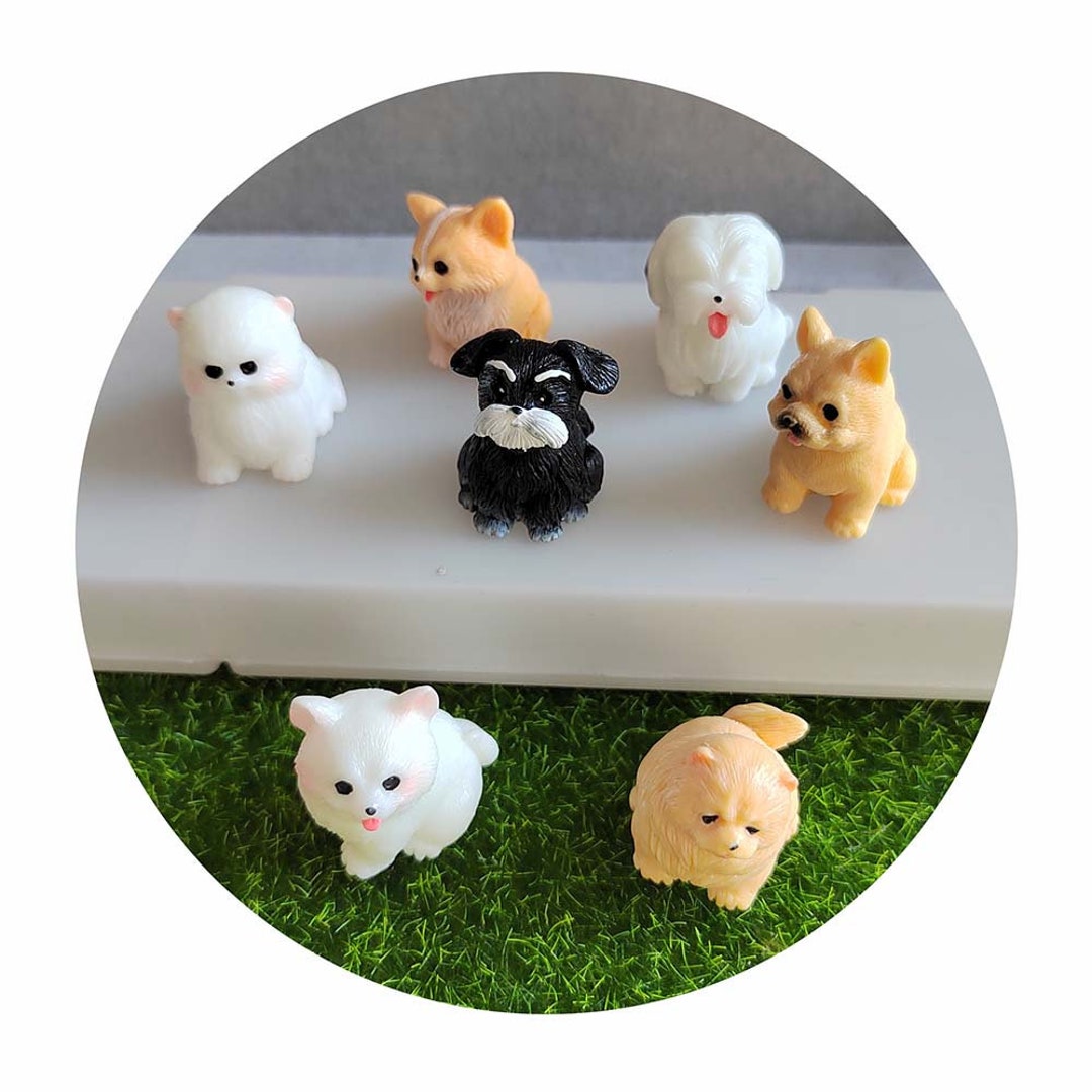 Cute Dog Resin Charms Resin Miniature Dogs Mini Toy for Kids - Etsy