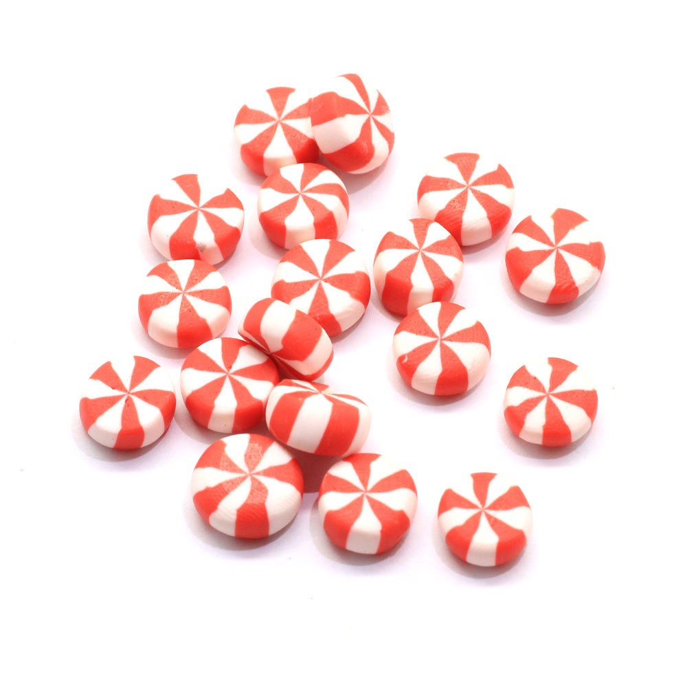 10mm Kawaii Flat Back Polymer Clay Candy Mix Colors DIY Resin - Etsy