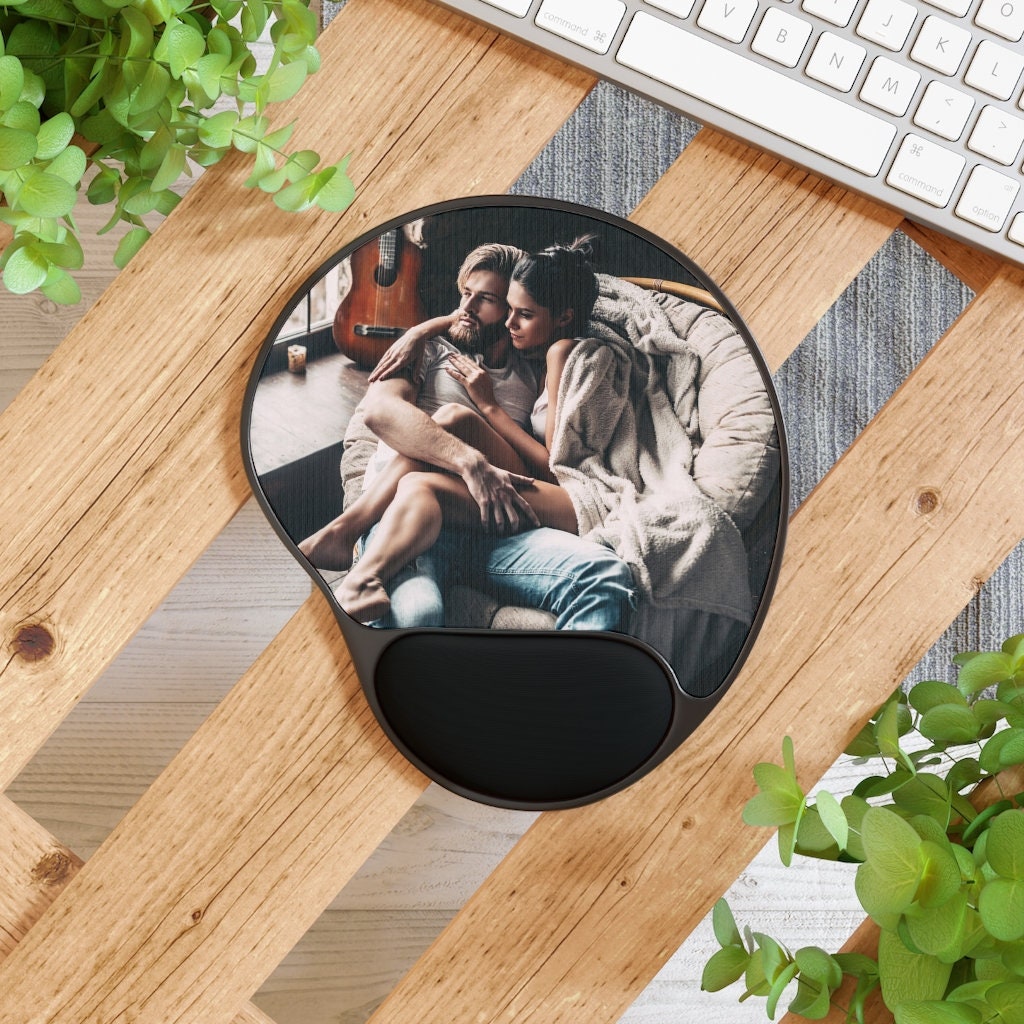 Mouse Pad With Wrist Rest Custom Personalized Mousepad With - Etsy