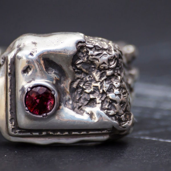 Unusual Silver Ring - Etsy