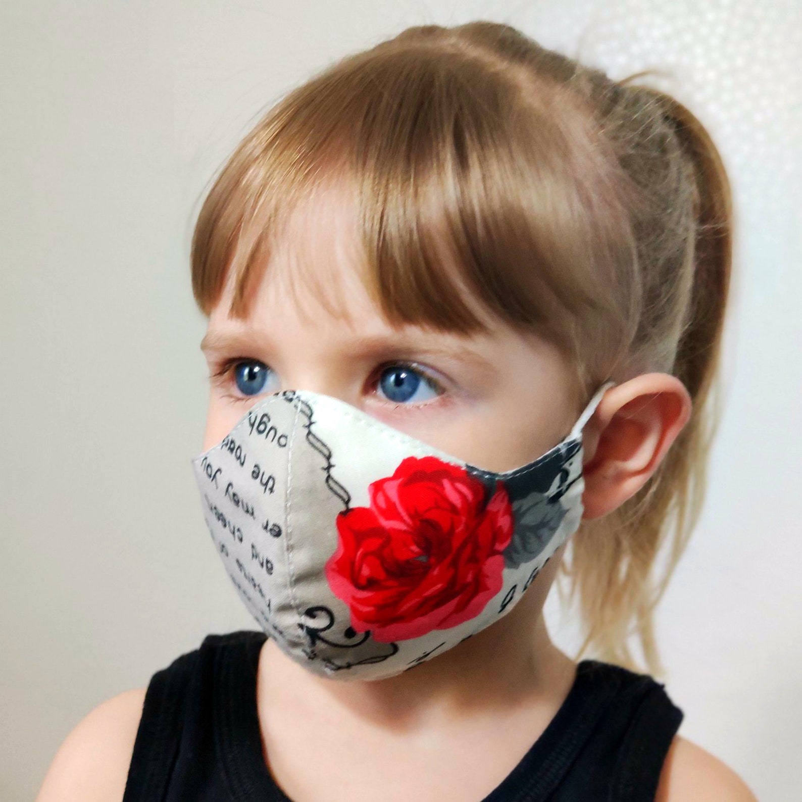 Girly Face Mask /3D Face Mask for Babies, for Toddlers, for Children ...