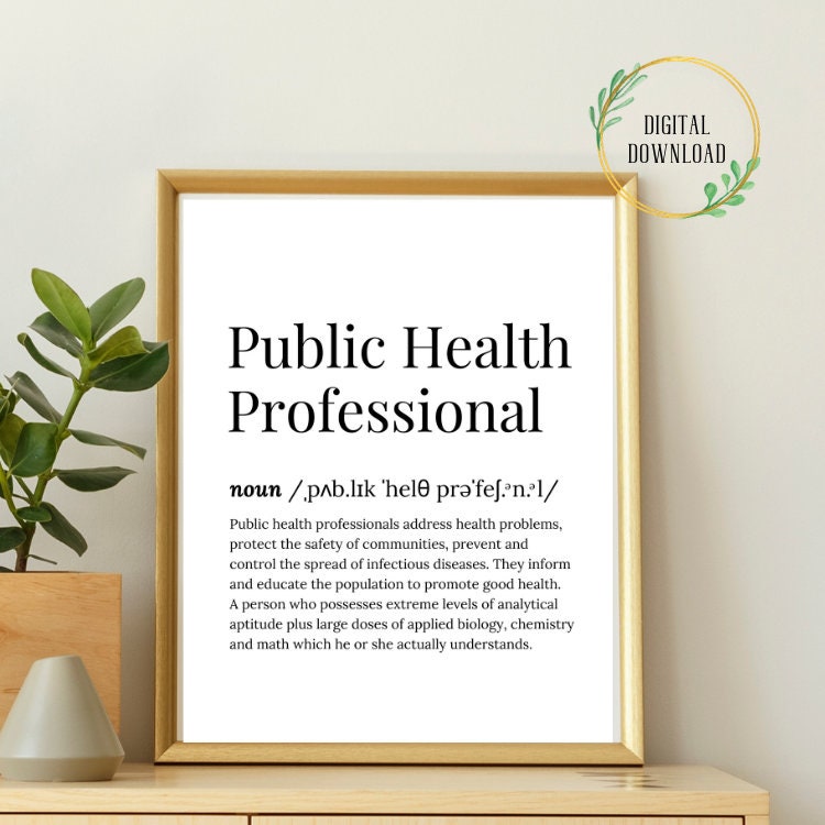 Public Health Art Prints Public Health Gift Decor Doctor - Etsy