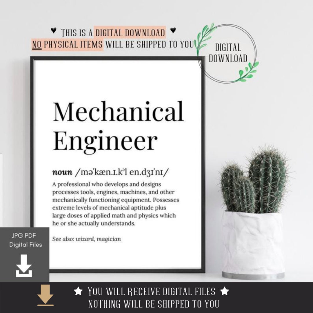 Mechanical Engineer Graduation Gift Card for Mechanical Engineering ...