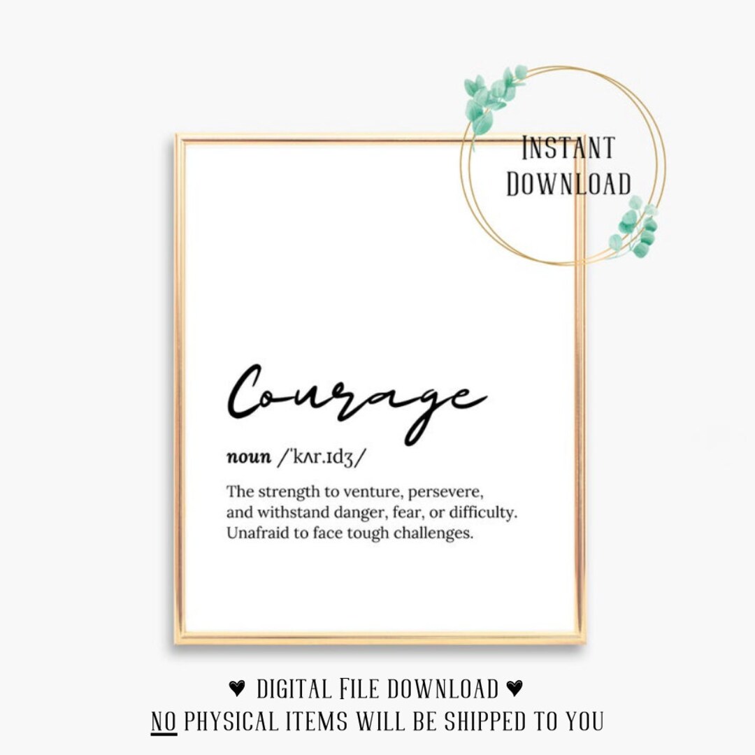 Courage Quote Poster Social Worker Quotes MSW Masters of Social Work ...